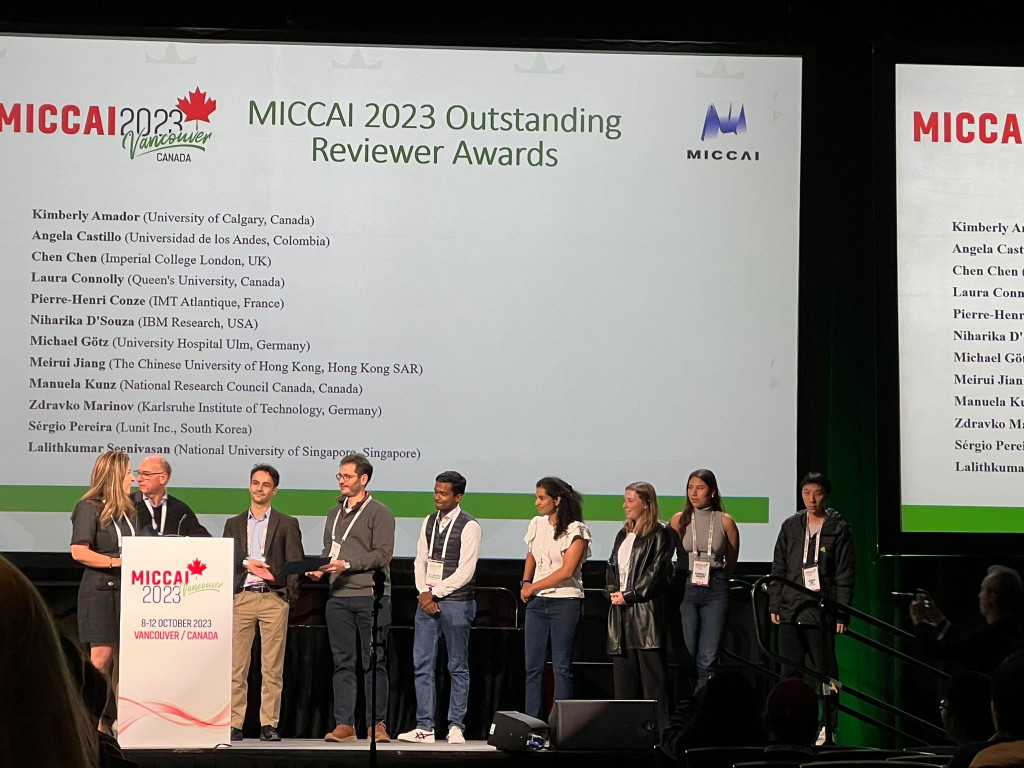 MICCAI 2023: Med-i CREATE student receives awards – CREATE Training Program in Medical Informatics